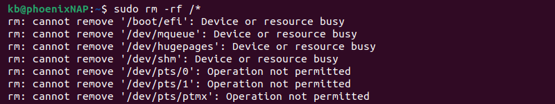 What Is sudo rm -rf in Linux and Is It Dangerous? - Cộng Đồng Linux